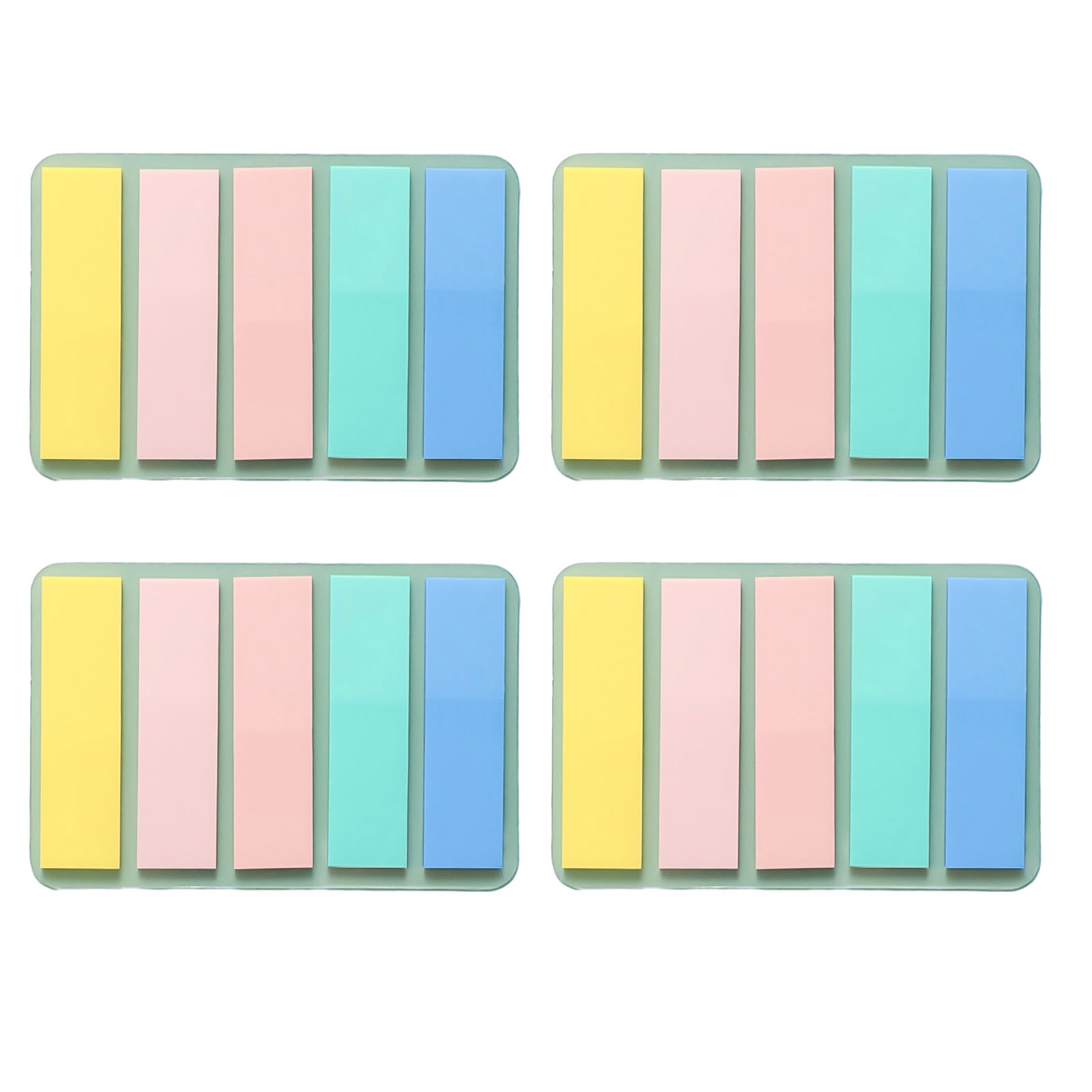 LINASHI Write-on Index Tabs 4pcs Sticky Index Tabs Sorting Paper ...