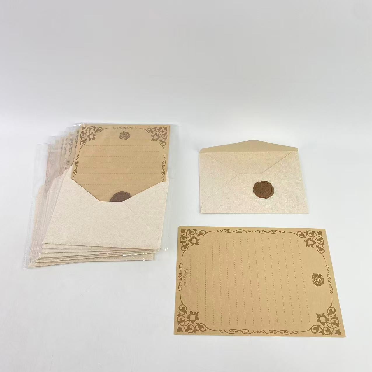 LINCHANE Envelopes,Stationery Set, Business Envelopes and 8.5x11 Paper ...