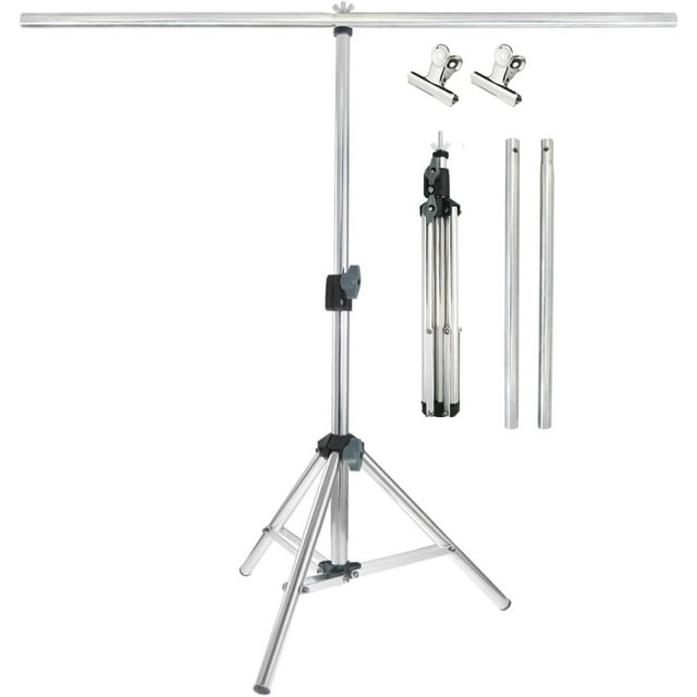 LINCO 2.2x2.6ft Photography Backdrop Background Support Stand T-Shape ...