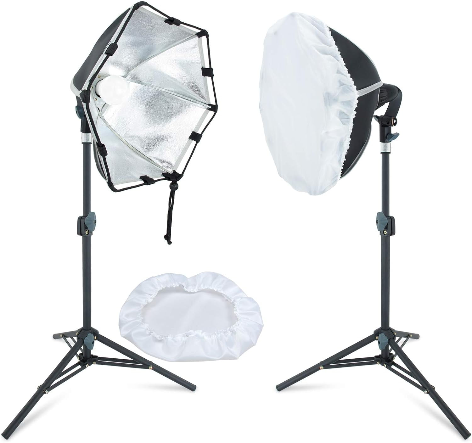LINCO 2 Pack LED Photography Photo Table Top Studio Lighting Kit- 30 ...