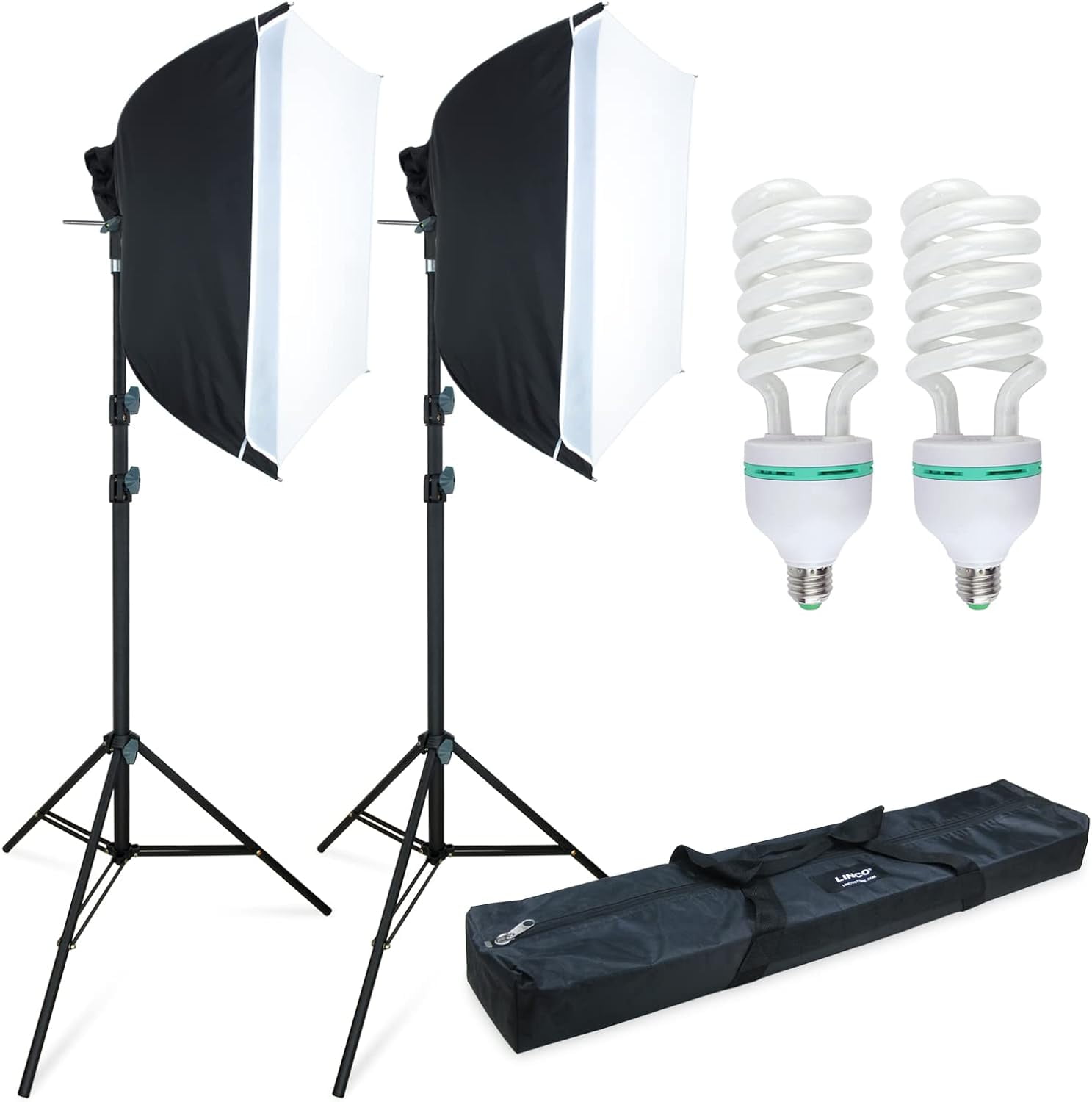 LINCO Photography Photo Studio Lighting 24"x24" Softbox Light Kit AM141 ...