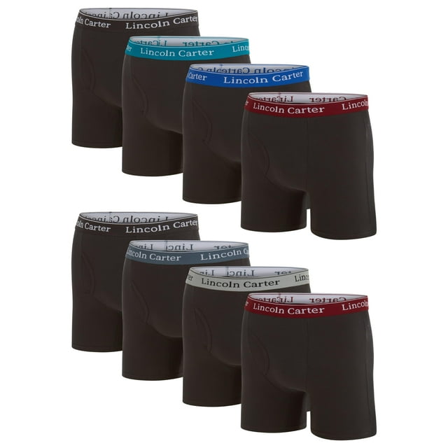 LINCOLN CARTER Mens Underwear Boxer Briefs - Breathable Anti Chafing ...