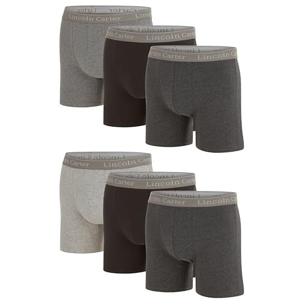 LINCOLN CARTER Mens Underwear Boxer Briefs - Breathable Anti Chafing ...