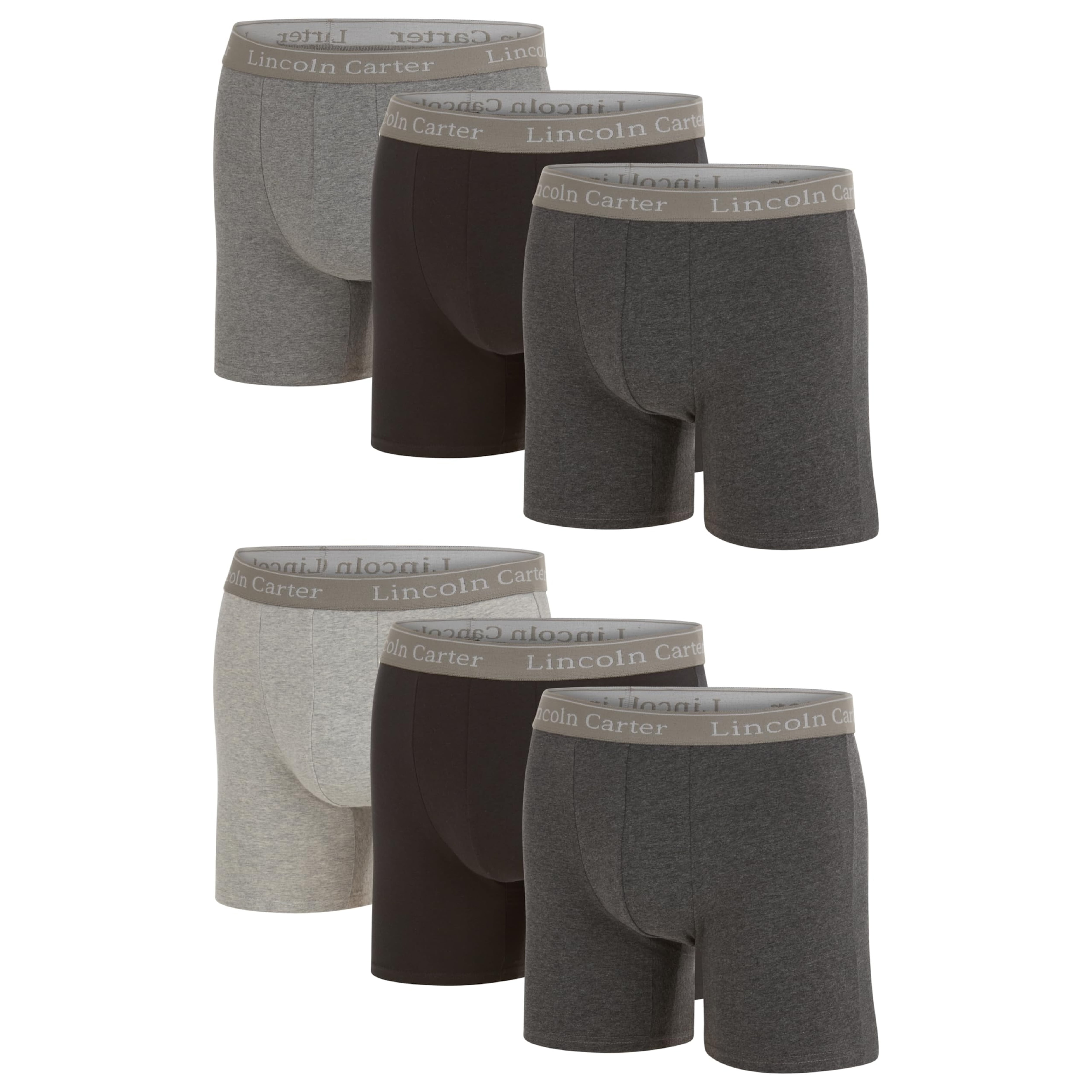 LINCOLN CARTER Mens Underwear Boxer Briefs - Breathable Anti Chafing ...