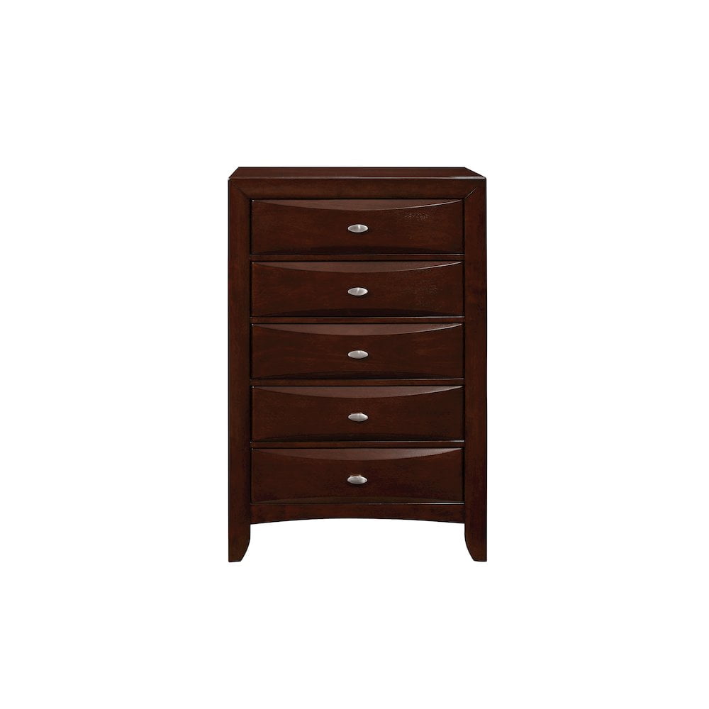Global Furniture USA Transitional Linda New Merlot Chest, Merlot ...