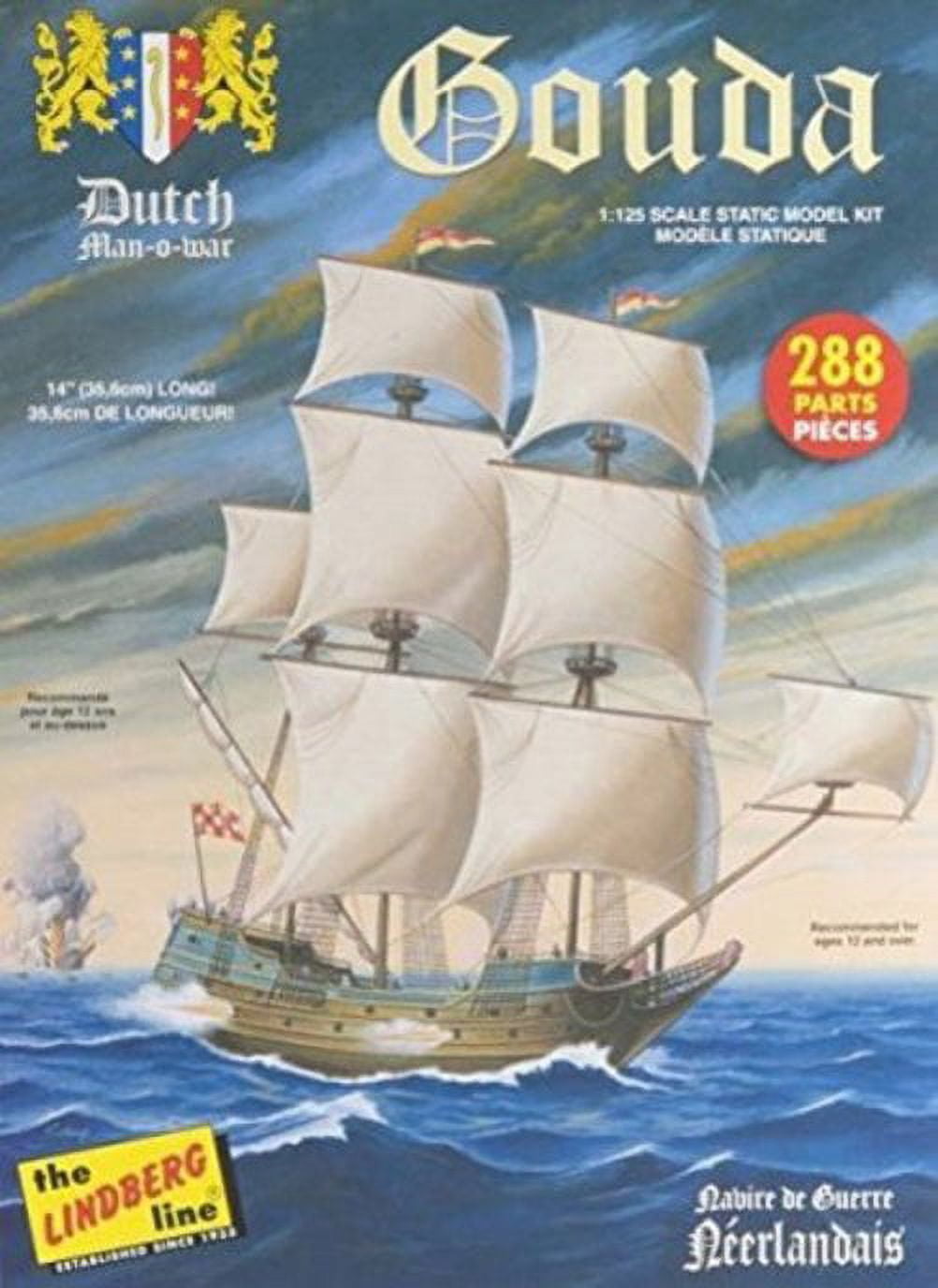 LINDBERG HL204/06 1/25 Gouda Dutch Man of War - Walmart.com