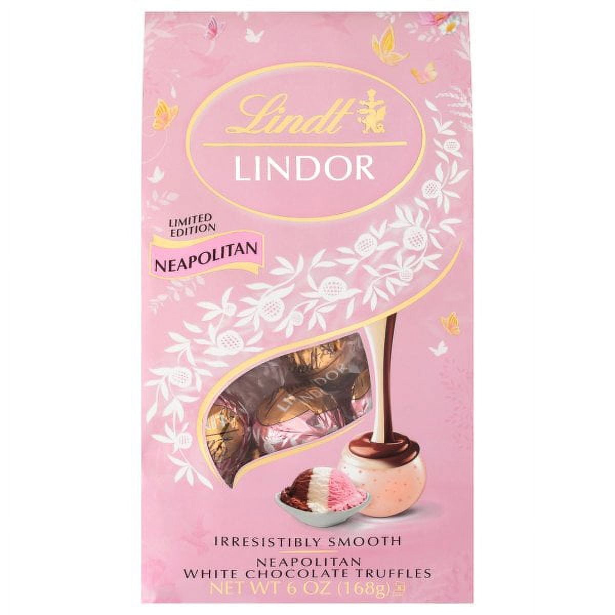 LINDOR Easter Neapolitan White Chocolate Truffles Bag 6oz - Limited ...