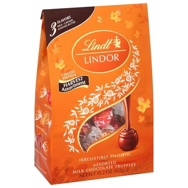 Lindt Lindor 60% Extra Dark Chocolate Truffles Bag, Extra Dark ...