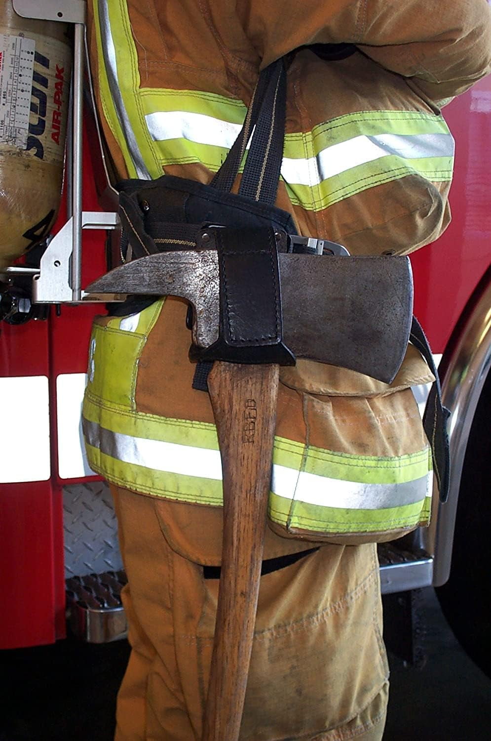 LINE2design Firefighter Fire Axe Cradle Holder - Portable Fire Hooks ...