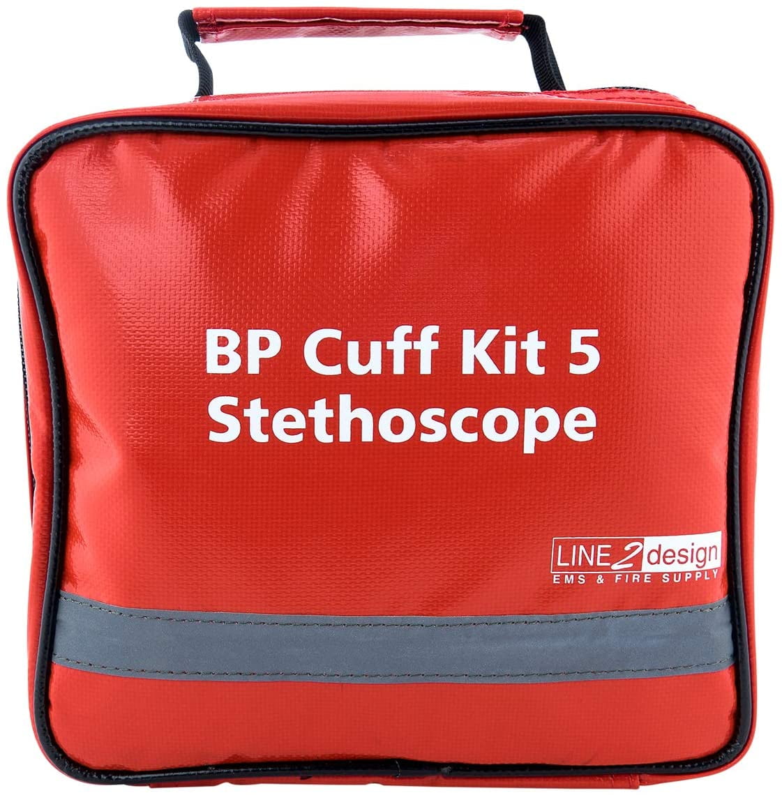 LINE2design Manual Arm BP Cuff Set with Aneroid BP Monitor - Red - Walmart.com