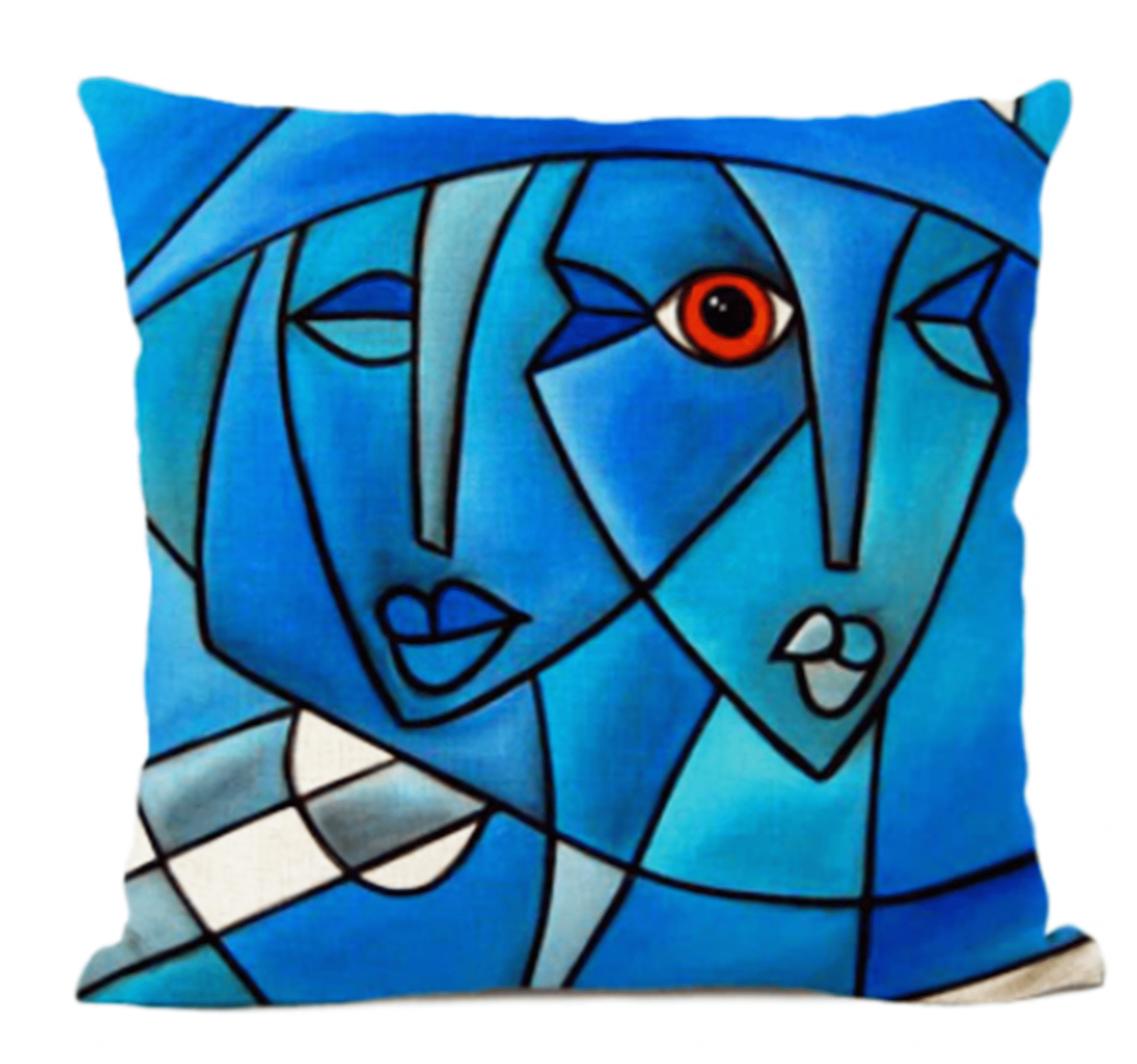 LINEL Pablo Picasso Pillow Cover Blue Ladies - Walmart.com
