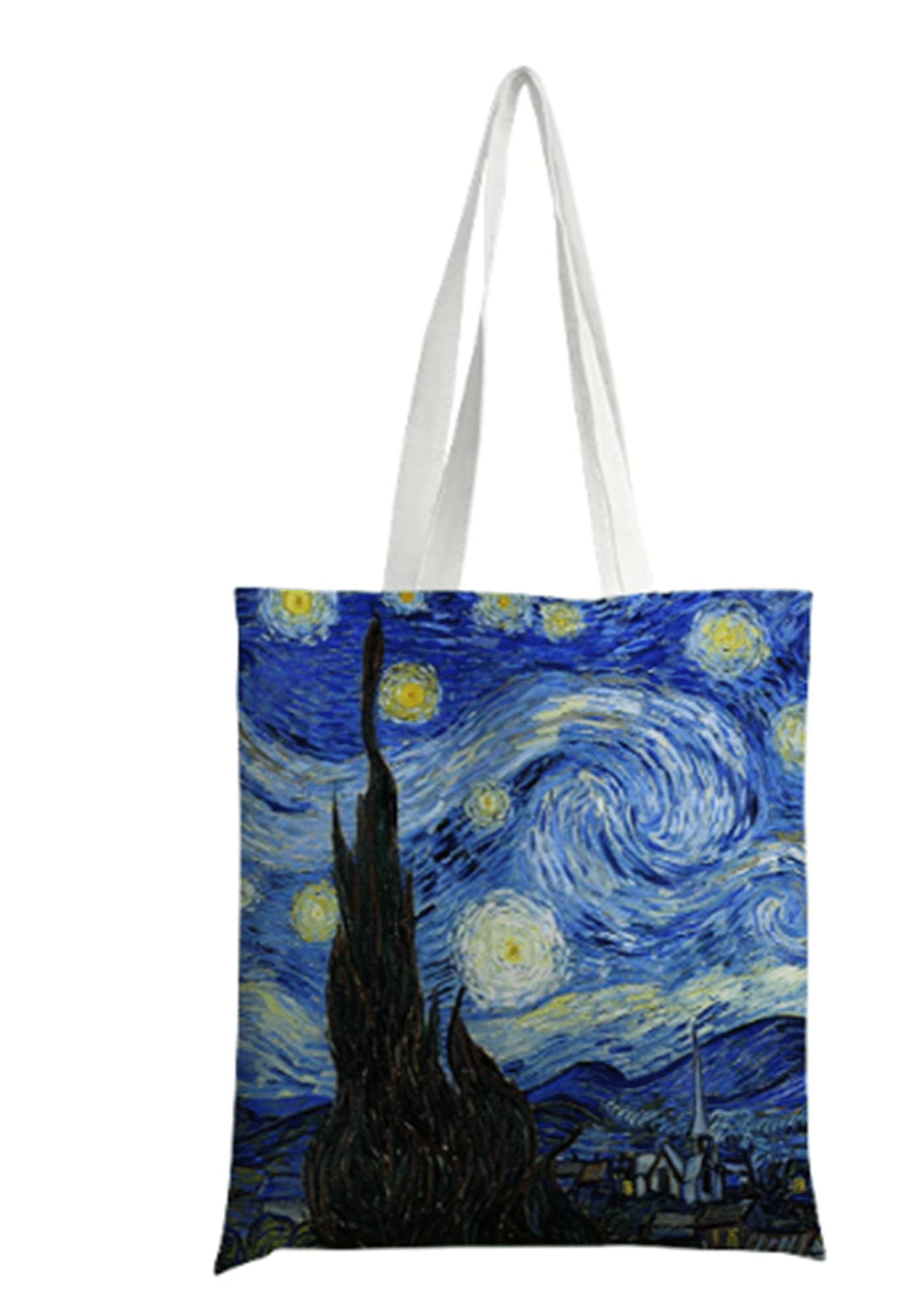 LINEL Van Gogh Starry Night Tote Bag Canvas Tote Bag - Walmart.com