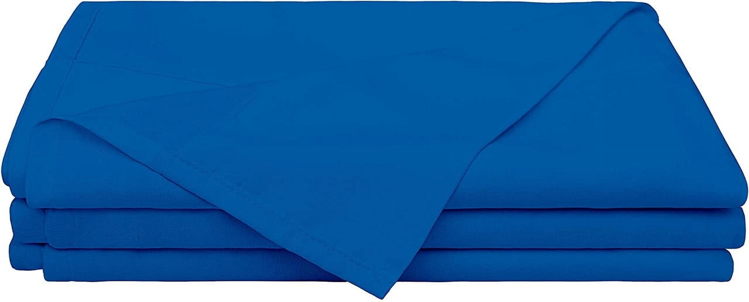 LINEN SHEETS 100% Cotton Full/Queen Flat Sheet Only, Hotel Luxury Top ...
