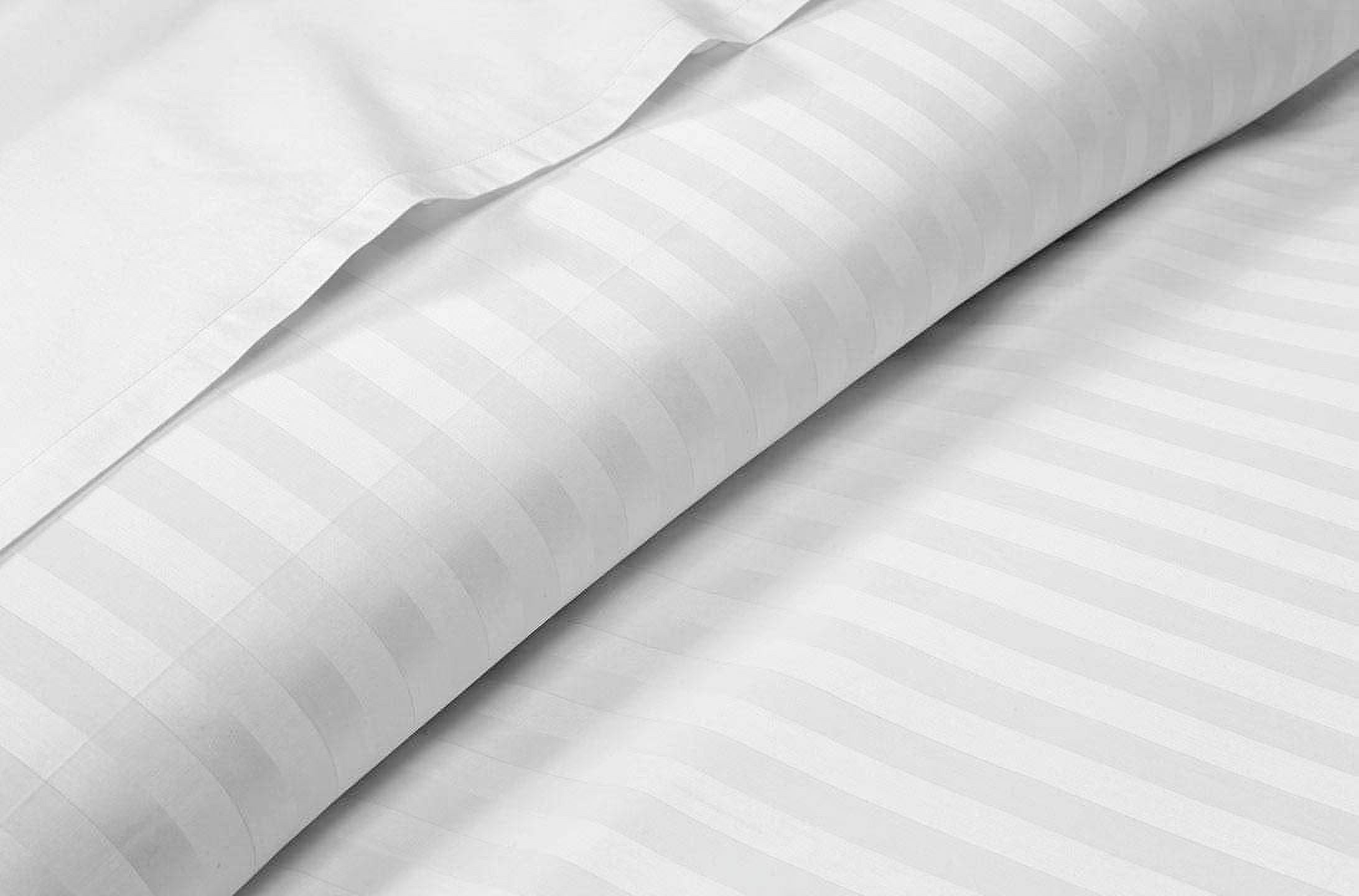 LINEN SHEETS 100% Cotton Queen Flat Sheet Only, Hotel Luxury Top Sheet ...