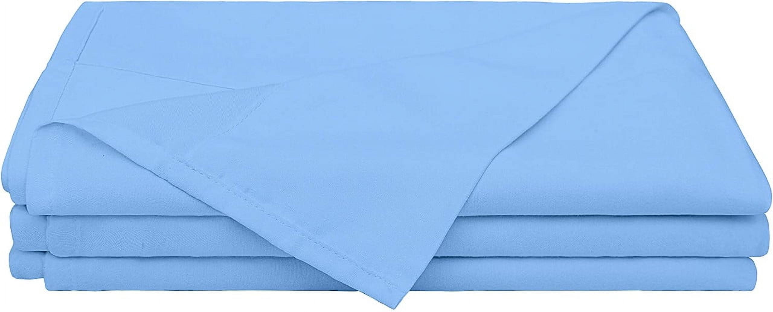 LINEN SHEETS 100% Cotton Twin-XXL Flat Sheet Only, Hotel Luxury Top Sheet, 300 TC Cool & Crisp ...