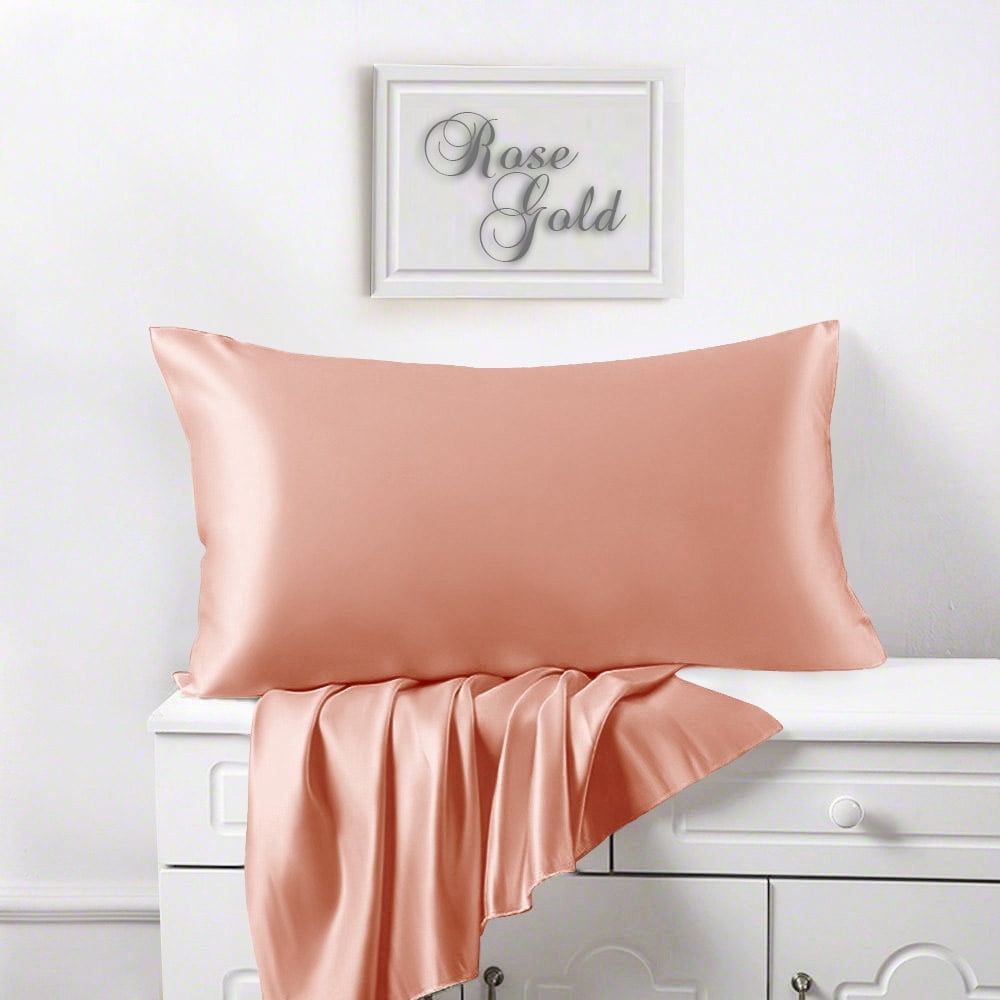 LINENWALAS 100% Organic Bamboo Pillow Cases Pack of 2- Silk Pillowcases ...