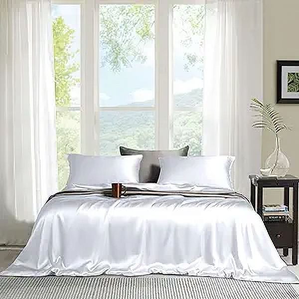 LINENWEAVES Bamboo Sheets Twin Bed Sheet Set, 100% Bamboo Viscose ...