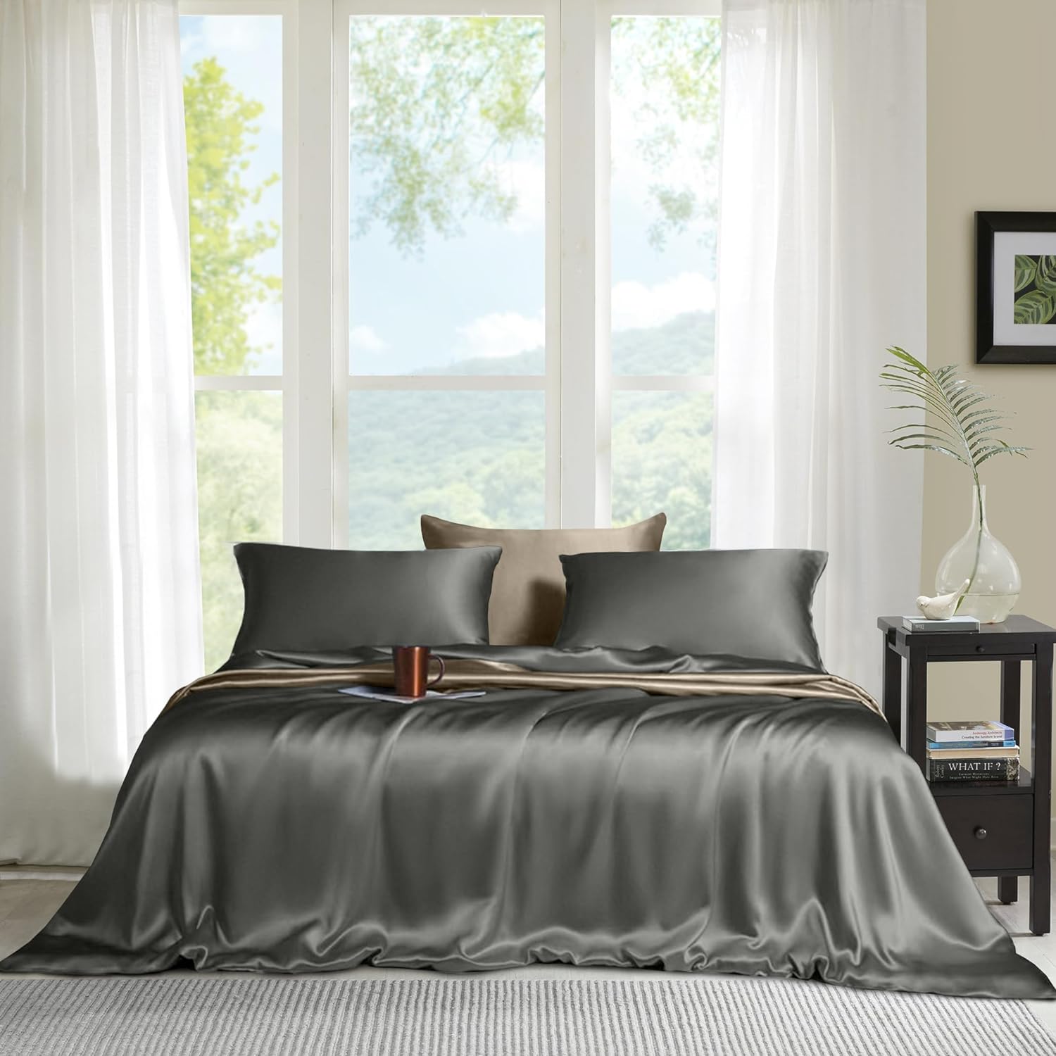 Luxury 100 Bamboo Viscose Sheets Super Soft And Cool Deep Pockets Sheet
