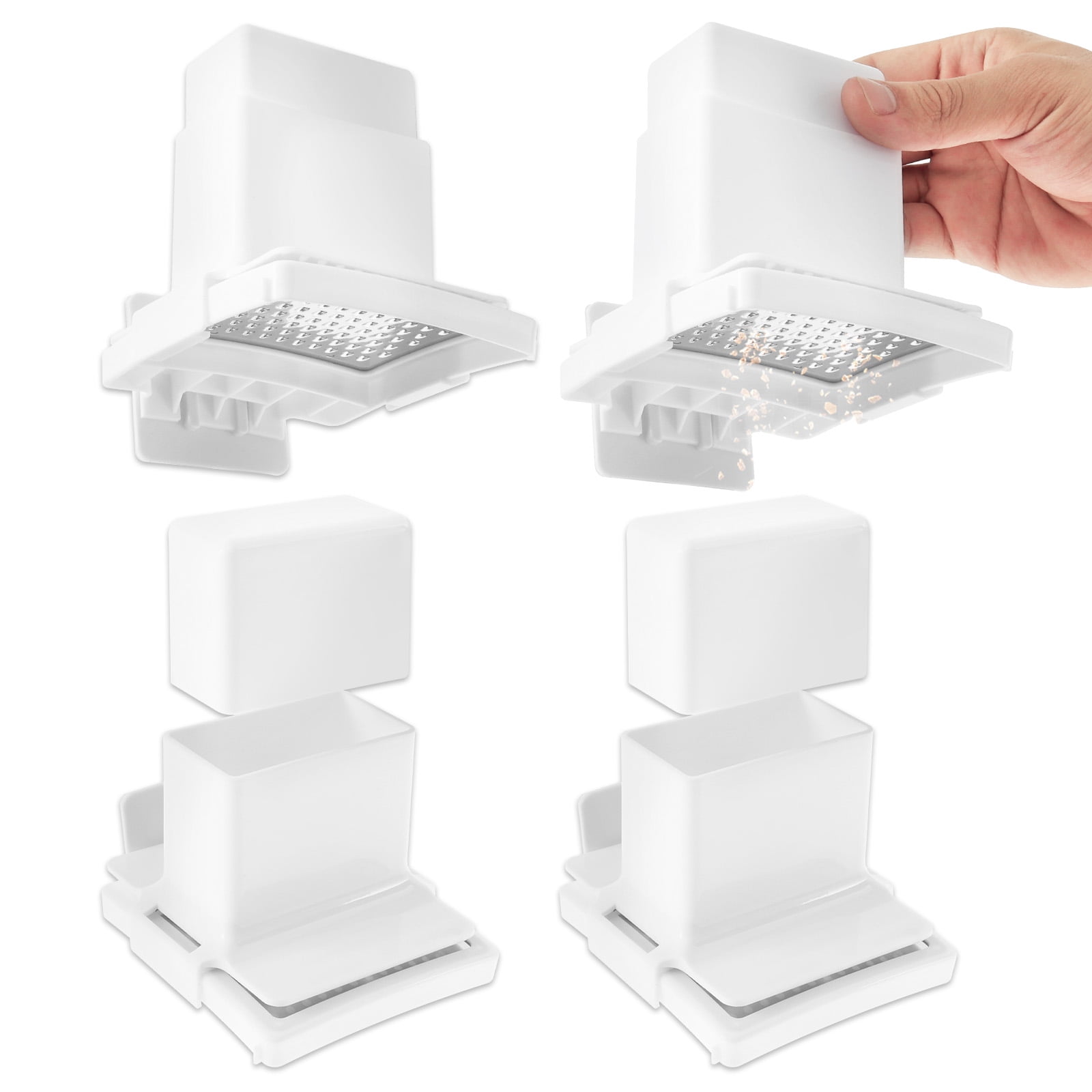 LINFANG 4Pcs Soap Grinder for Bar Soaps, Wall Mounted Soap Powder ...