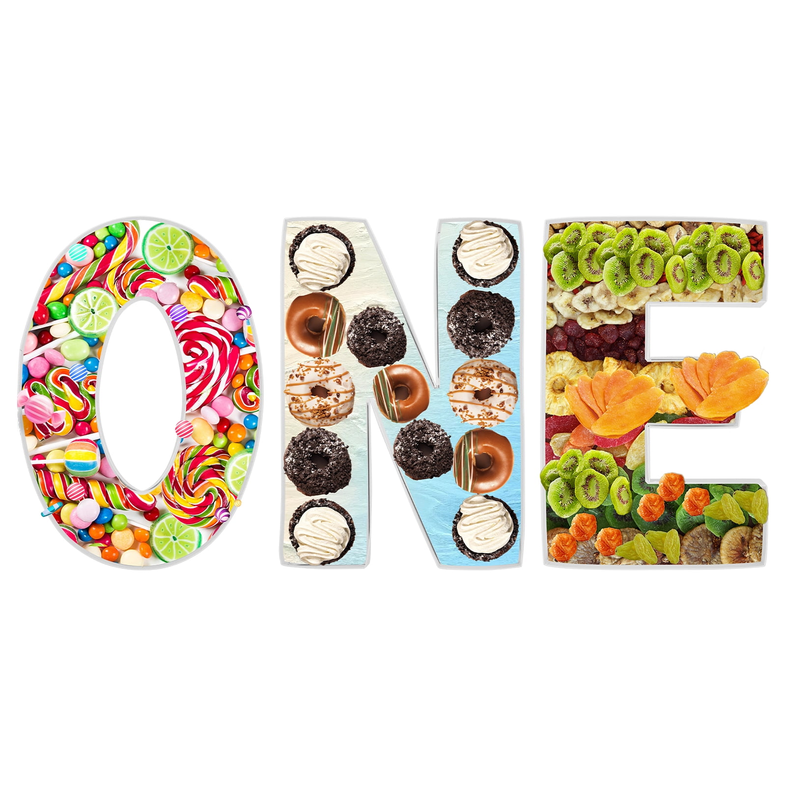 LINFANG Cardboard ONE Shape Letter Food Serving Tray Large Capacity ...