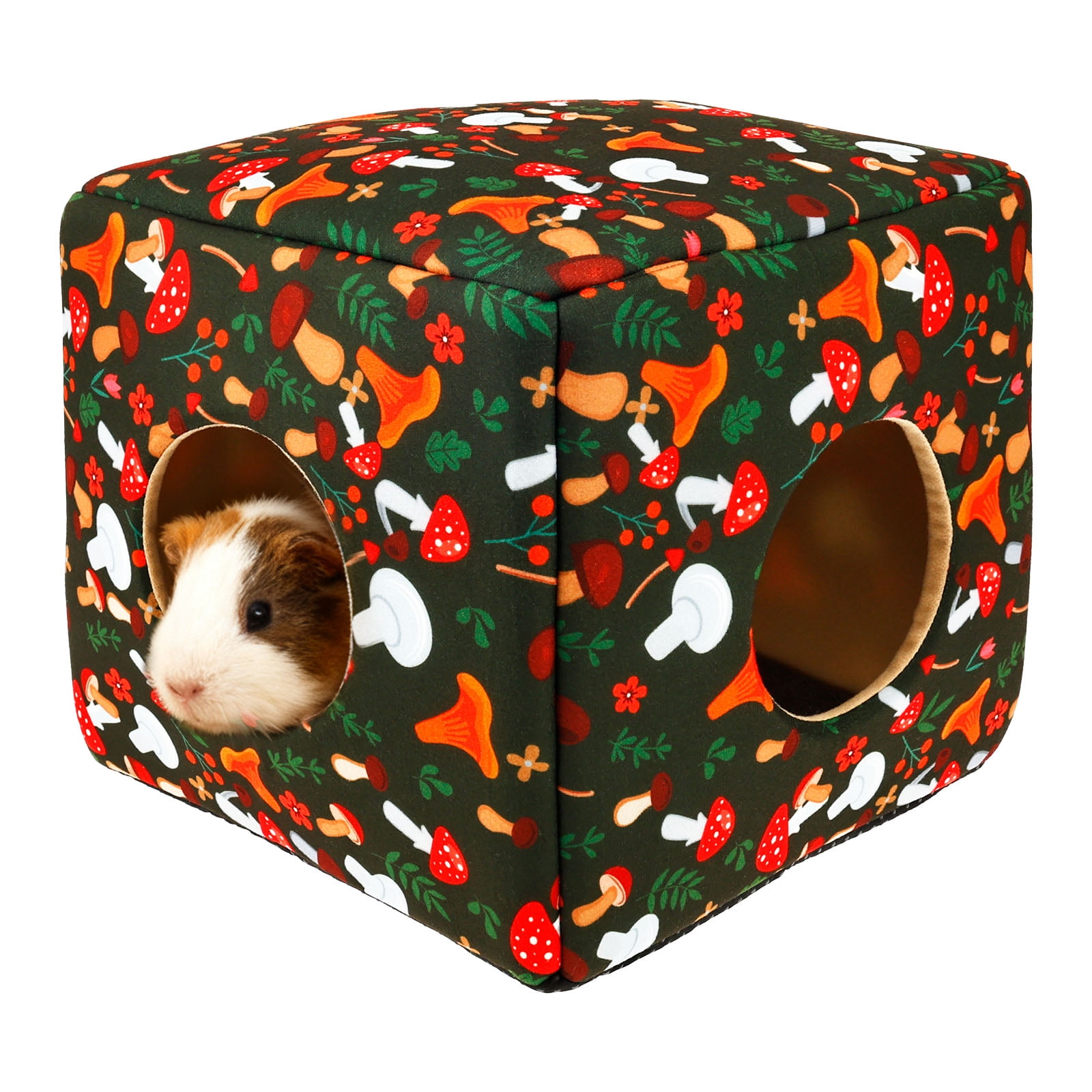 LINFANG Cube Guinea Pig House Easy Cleaning Anti Slip Bottom Cube ...