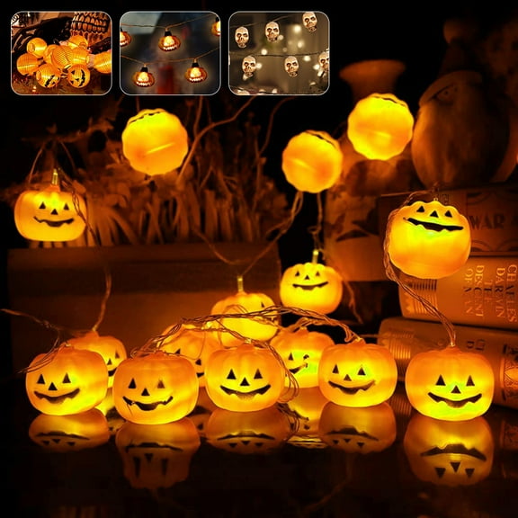 Gemmy Ghost LED Light String, Musical Moving Lights, 7.87 ft Halloween ...