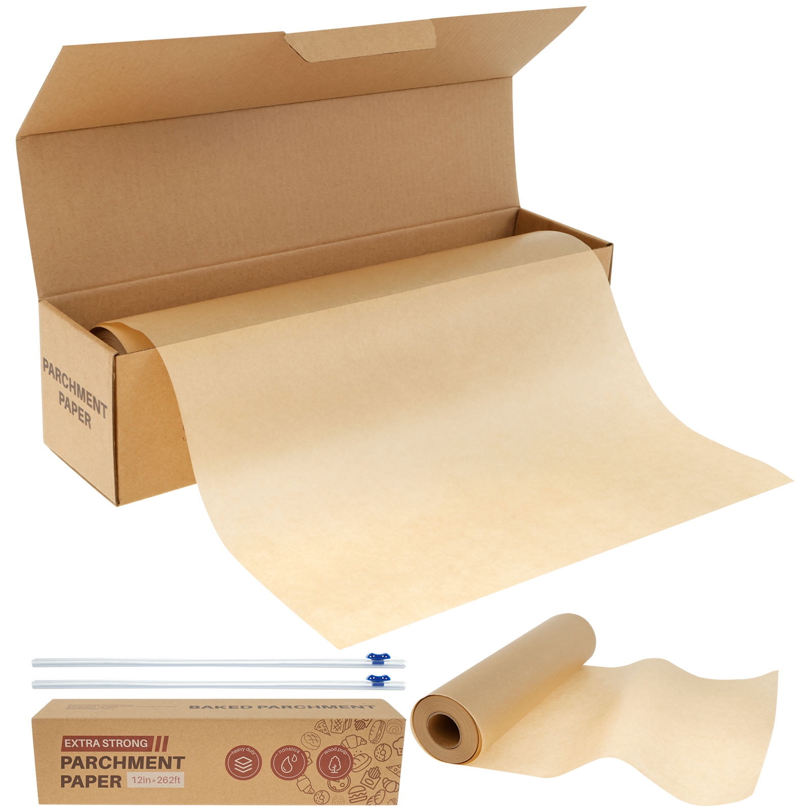 LINFANG Parchment Paper Roll Double Sided Parchment Paper Waterproof ...