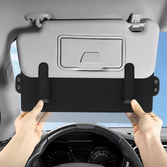 LINFANG Universal Car Sun Visor Extender Adjustable Sun Visor Extender ...