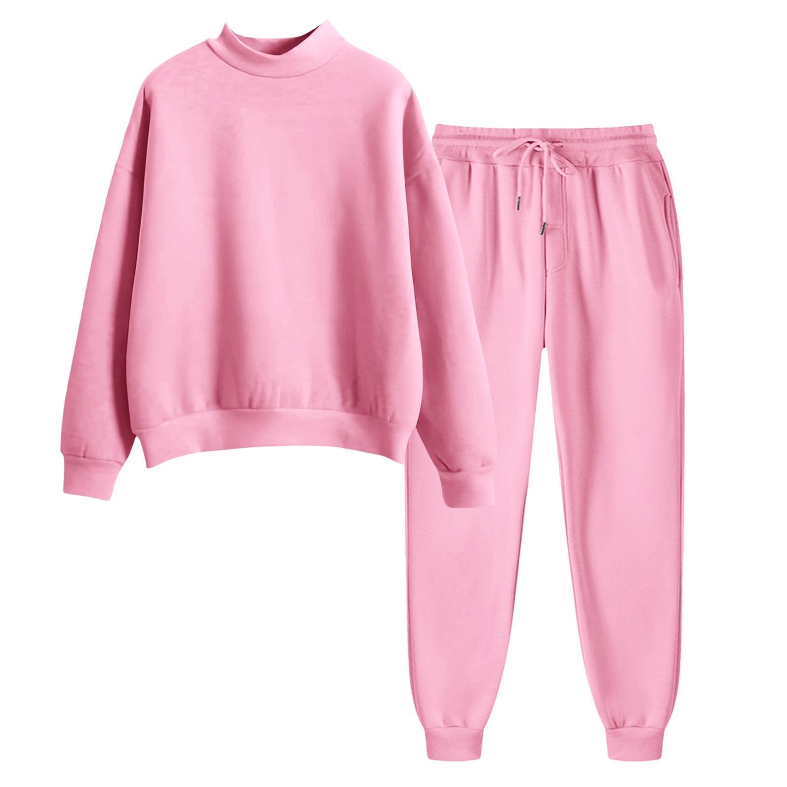 LINGLANG Fall Outfits For Women 2025 Trendy Sets Casual Trousers Soft ...