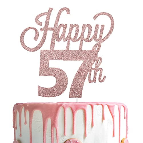Happy 57 Birthday Cake