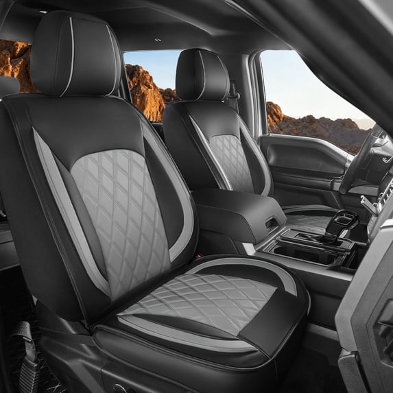 LINGVIDO Truck Seat Covers for 2014-2021 Toyota Tundra CrewMax Cab (60/ ...