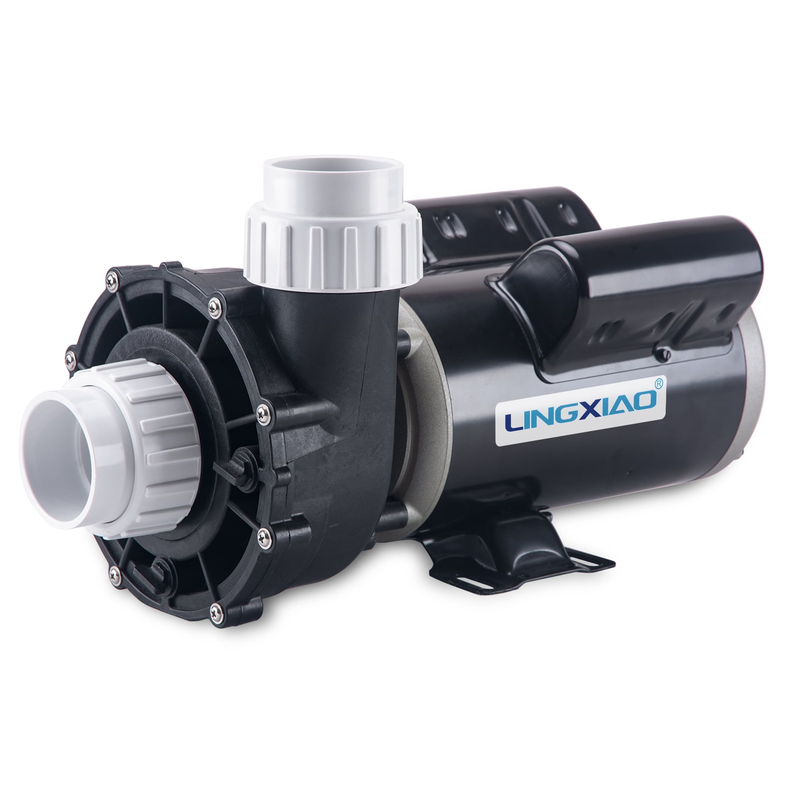"LINGXIAO 2.5HP 2 Speed SPA Pump, Hot Tub Motor, 230V/60HZ, 2"" Port ...