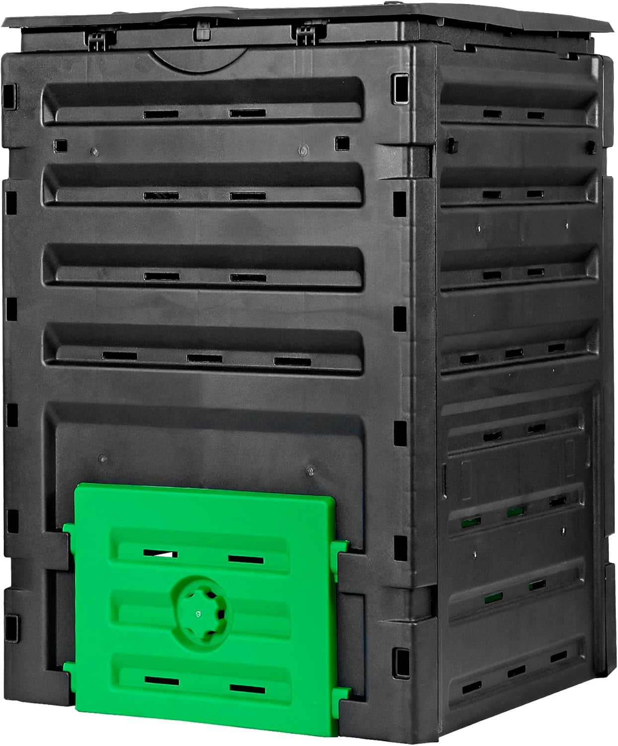 LINJH 120 Gallon (450L) BPA Free Garden Compost Bin - Easy Assembly ...