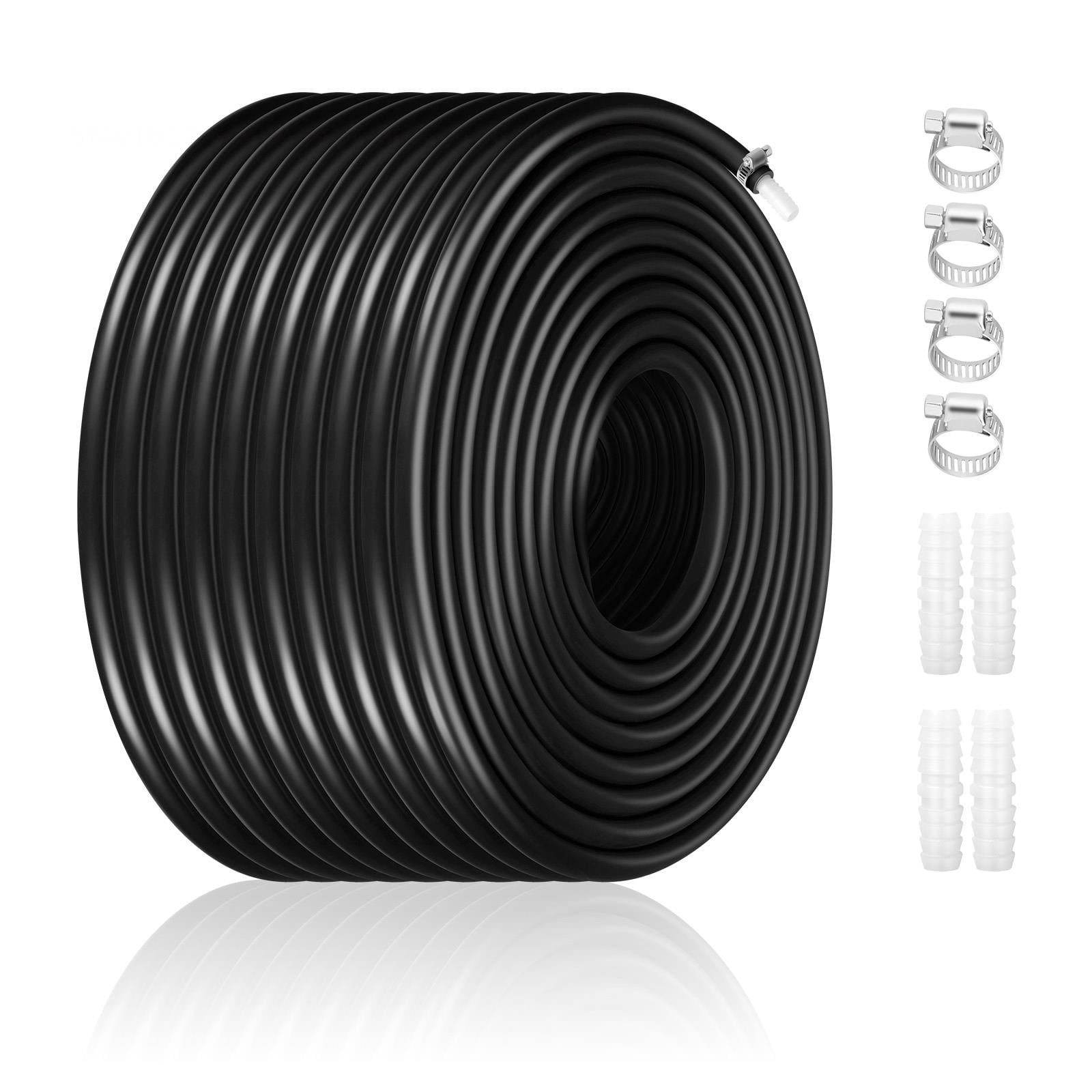 LINJI 100 ft Self-Sinking Aeration Hose - ⅜ inch Complete Kit with 4 ...