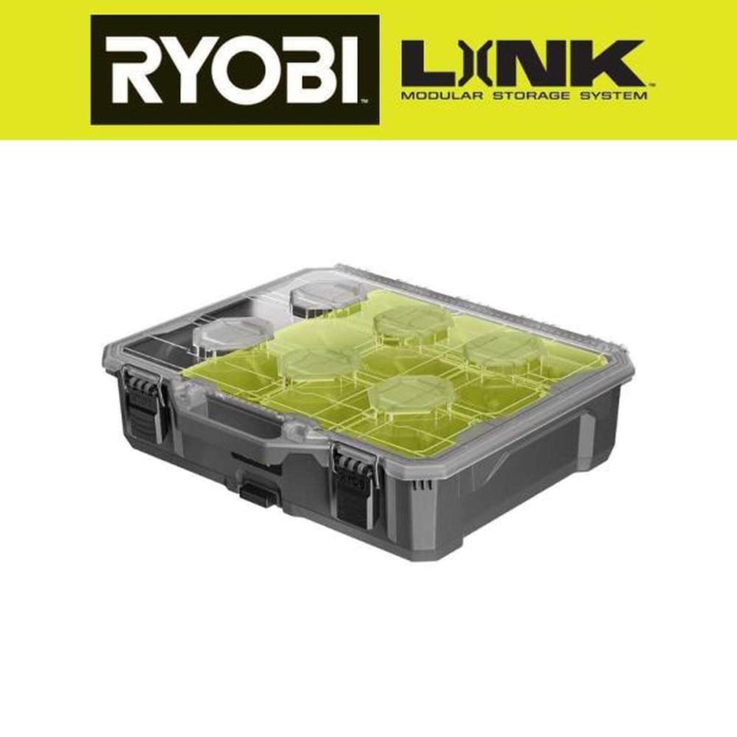 LINK 10-Compartment Modular Small Parts Organizer Tool Box - Walmart.com