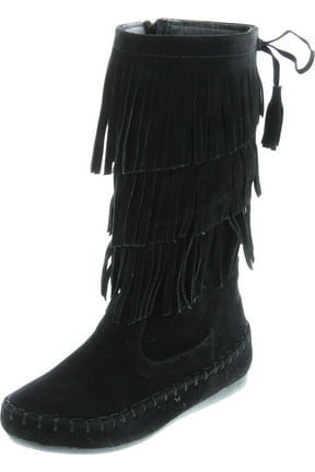 Girls' Fringe Boots