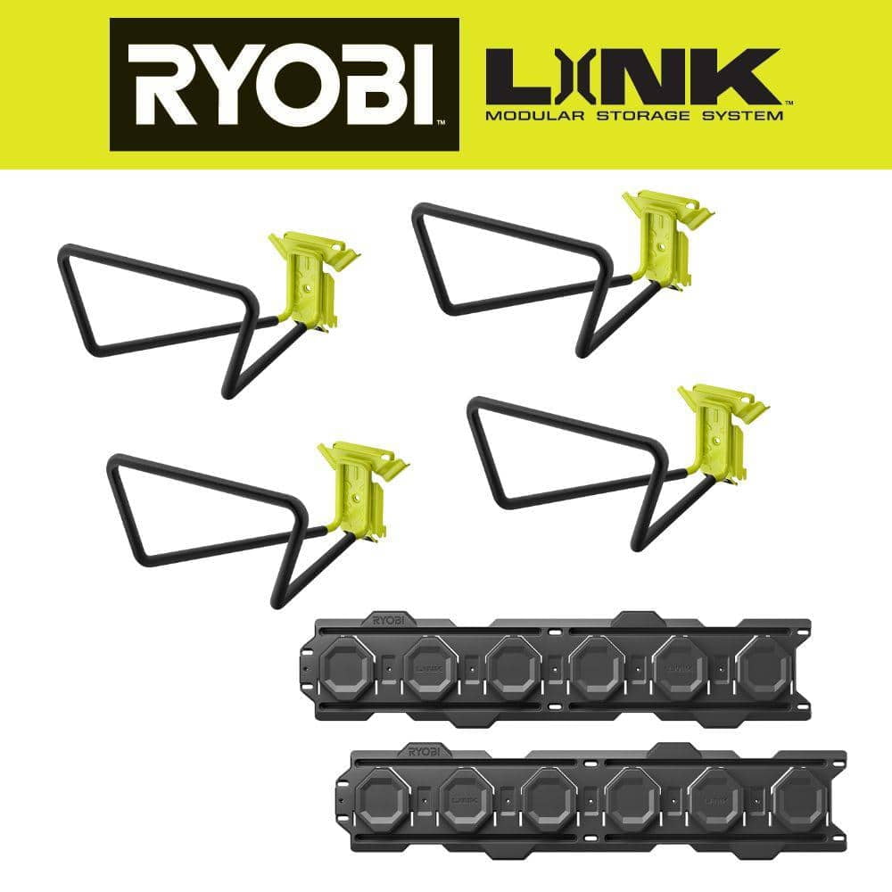 LINK Large Multipurpose Hook (4-Pack) with Wall Rail (2-Pack) - Walmart.com