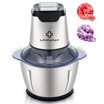 Oster Compact Kitchen 3-Cup Mini Food Processor with Stainless Steel ...