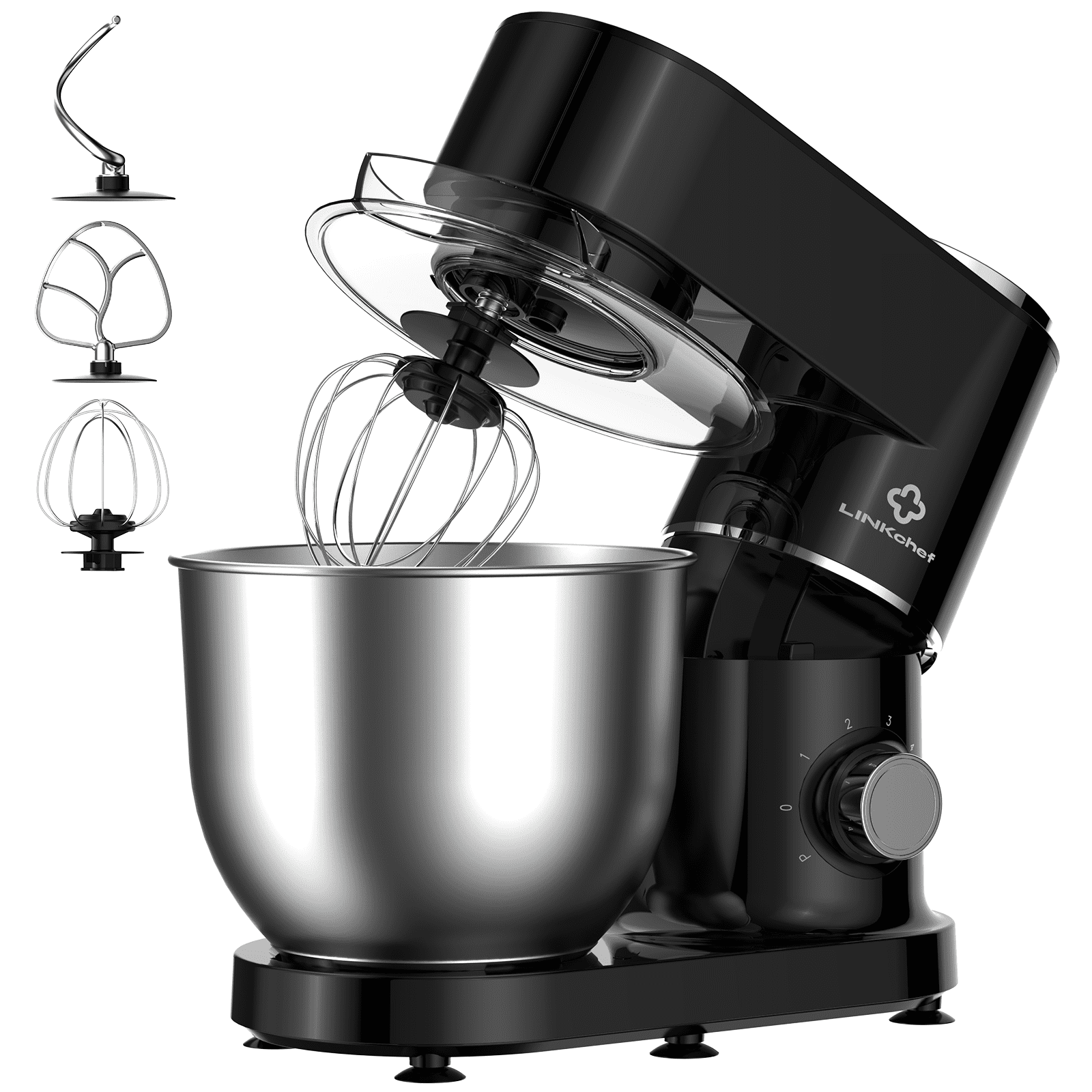 LINKChef Kitchen Stand Mixer, 7.5Qt Household Stand Mixers, 800W 6+P ...