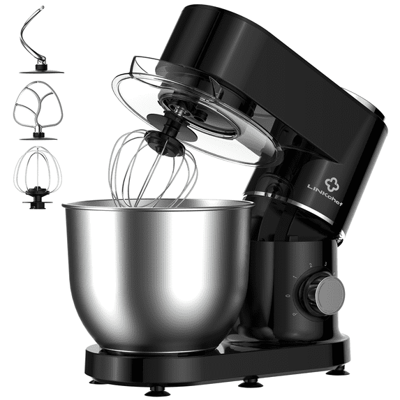 LINKChef Kitchen Stand Mixer, 7.5Qt Household Stand Mixers, 800W 6+P ...