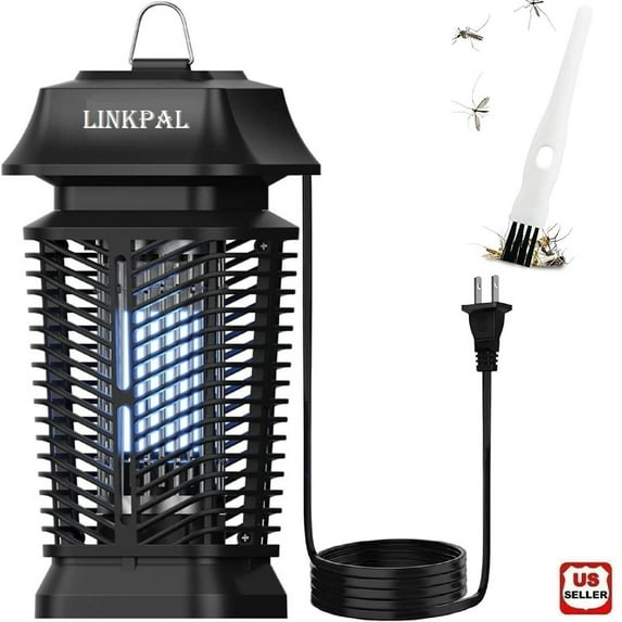 LINKPAL Electric Bug Zapper Indoor & Outdoor Hanging Insect Killer with ...