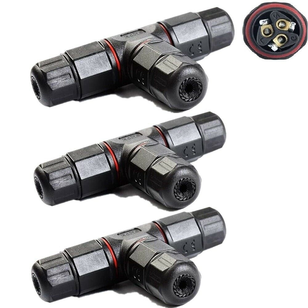 LINKPAL Electrical Boxes, 3PK Junction Box Outdoor 3 Way Waterproof ...