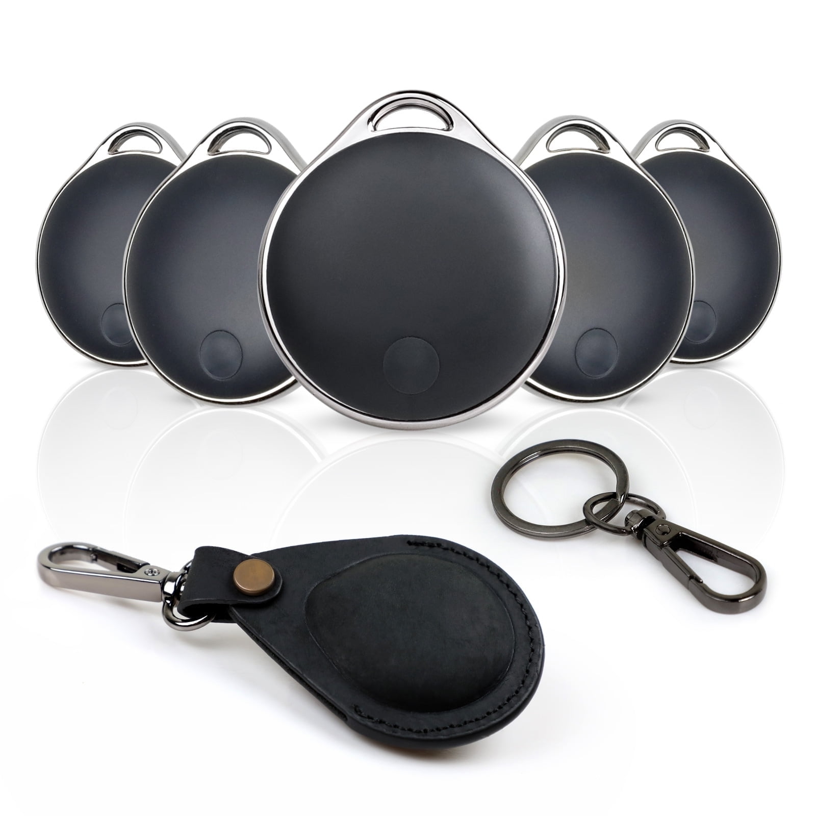 LINKSTYLE NijiTag Air Tracker Tag with Suede Case, Key Finder Item ...