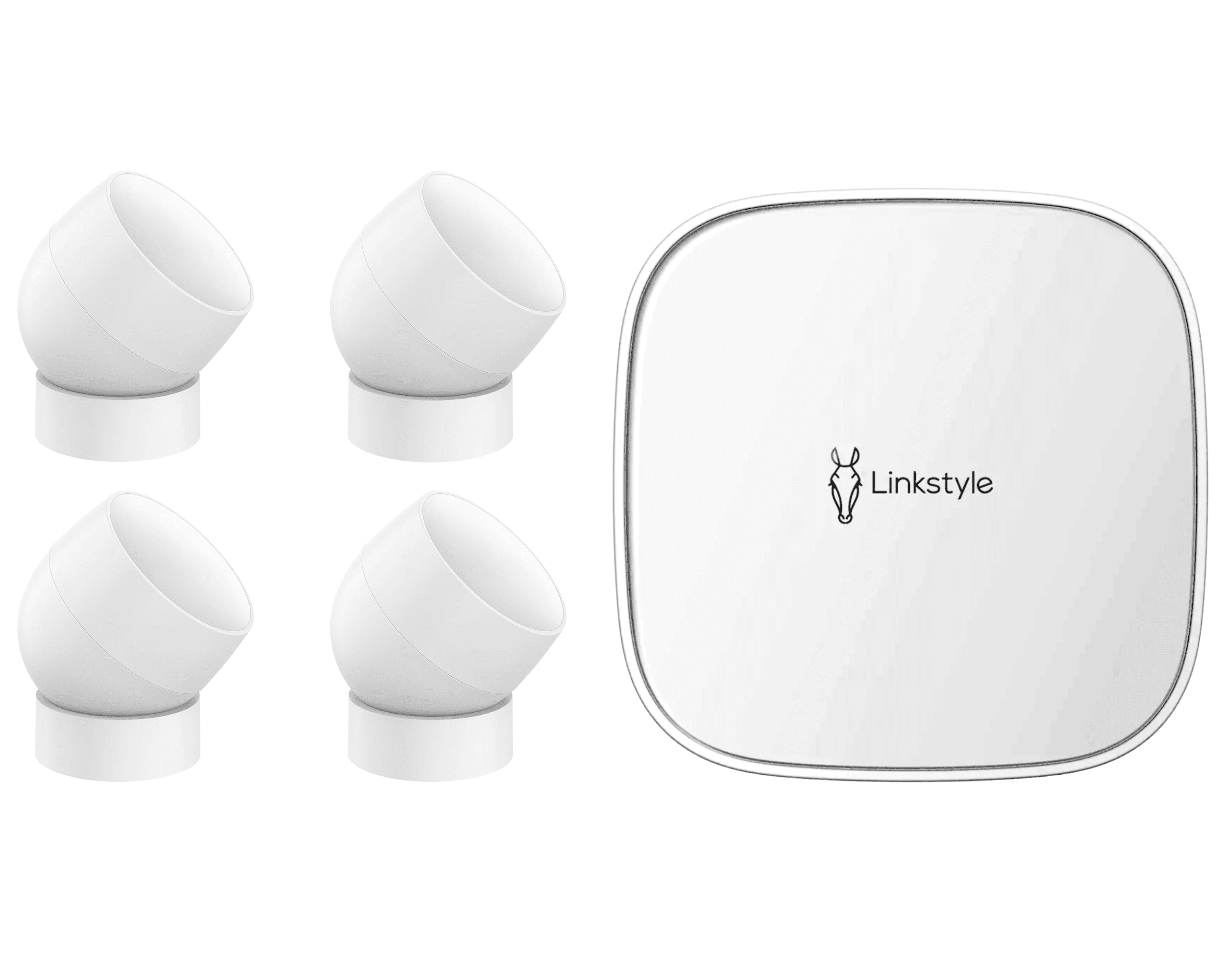 LINKSTYLE PIR Motion Sensor Plus Wireless Security Hub with Alarm 5Pcs ...