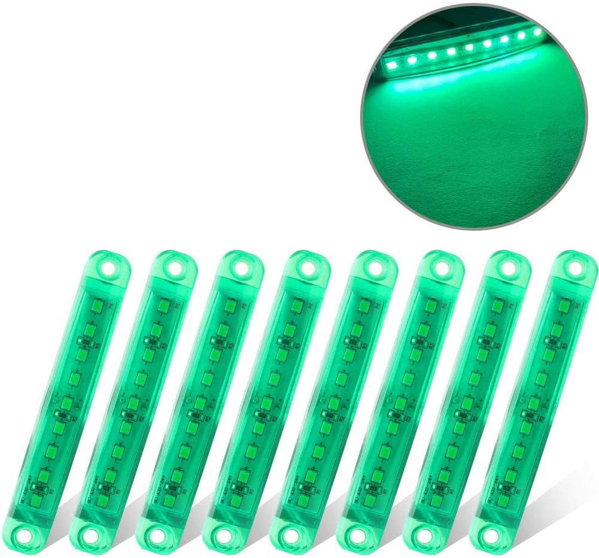 LINLIN 12-24V LED Side Marker Lights 9 LED Trailer Truck Lorry Caravan ...