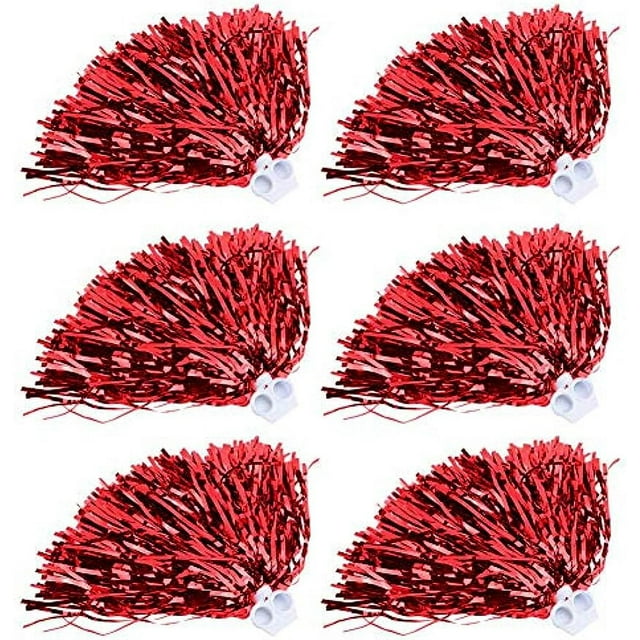 LINLIN Cheerleading Poms,Cheering Squad Hand Flowers 6pcs 7 Colors ...