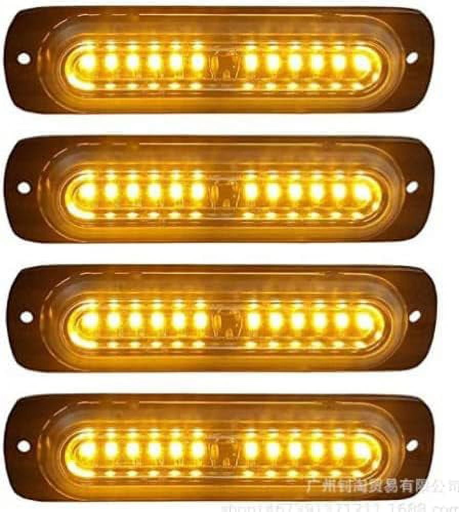 LINLIN LED Car Strobe Lights,Emergency Strobe Lights Universal Surface ...