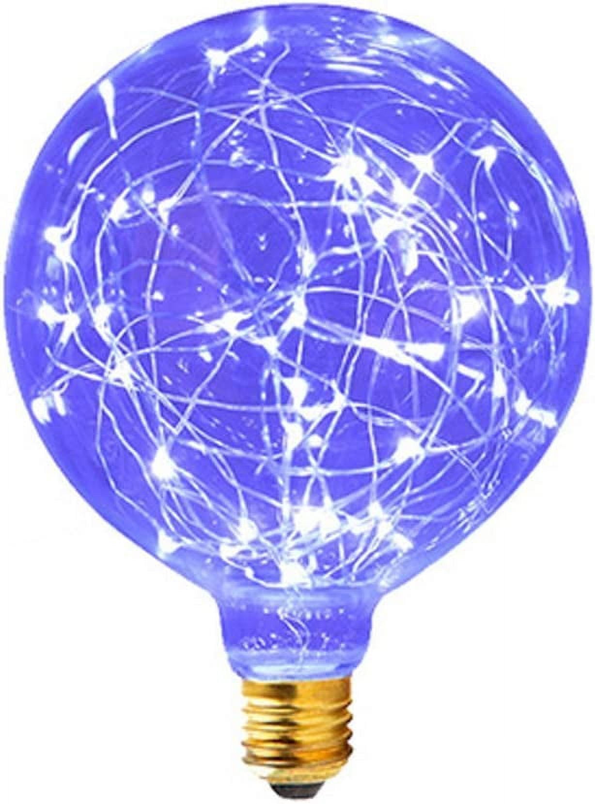 LINLIN LED G95 Vintage Filament Light Bulb, E27 3W 300LM Antique Globe ...