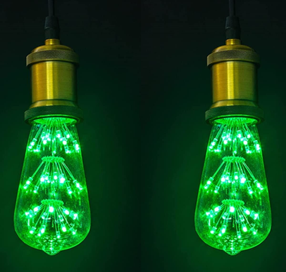 LINLIN LED Light Bulb, 2 Pack Vintage Edison Bulb, E27 220V 3W LED ...