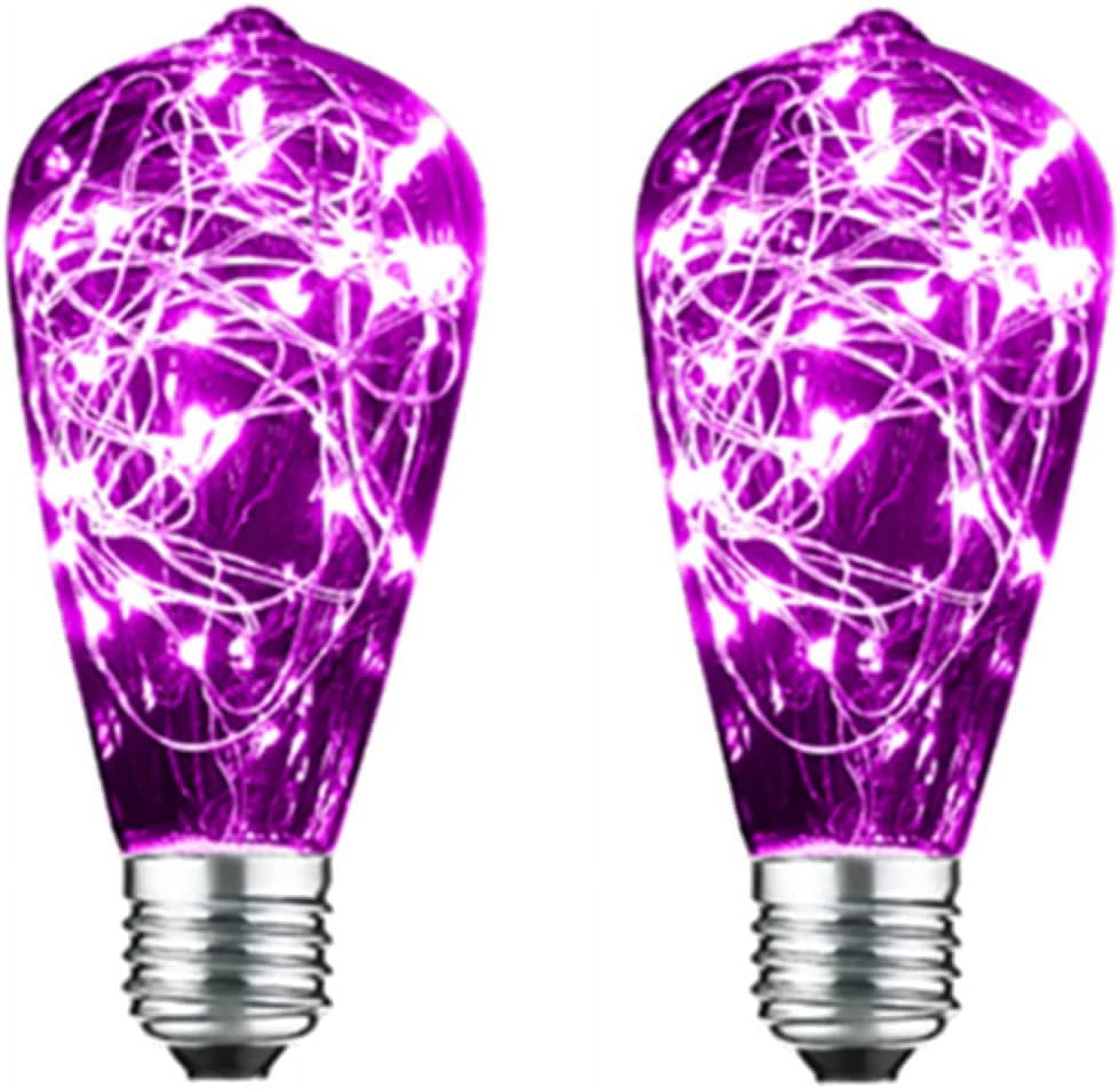 Linlin Led Light Bulb 2 Pack Vintage Edison Bulb E27 220v 3w Led Decorative Light Bulbs Copper